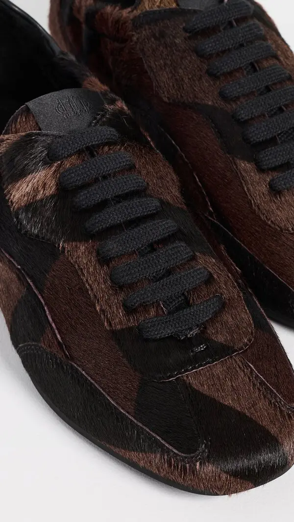 Simkhai Georgie Elasticized Fur Sneakers