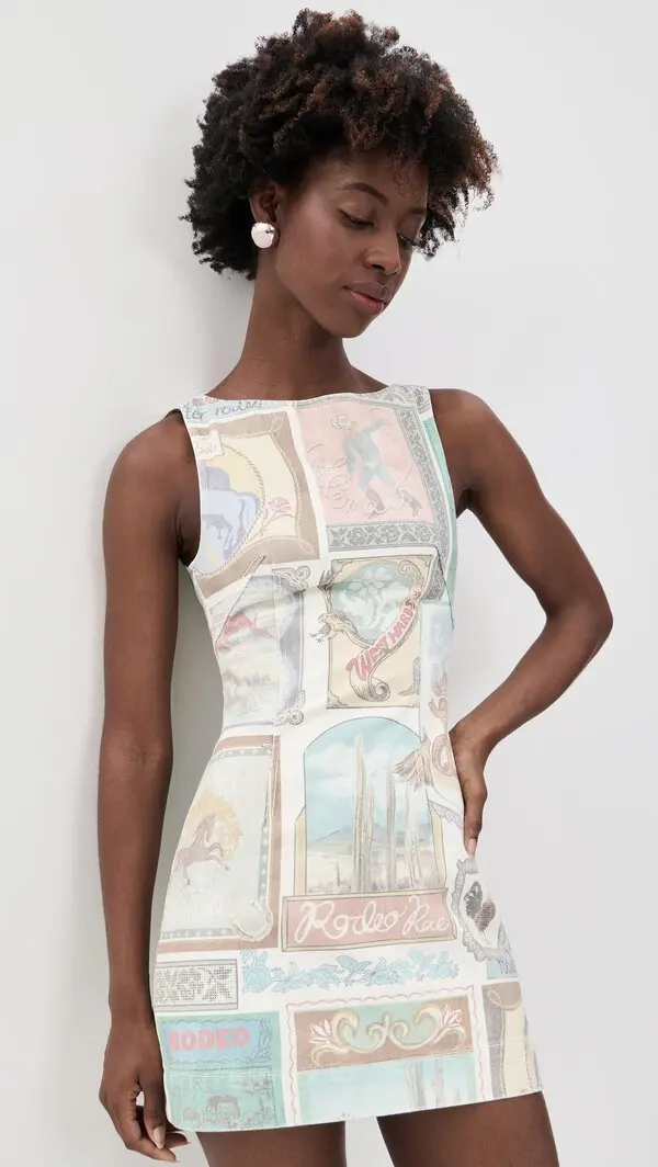 ALEMAIS Andie Denim Mini Dress