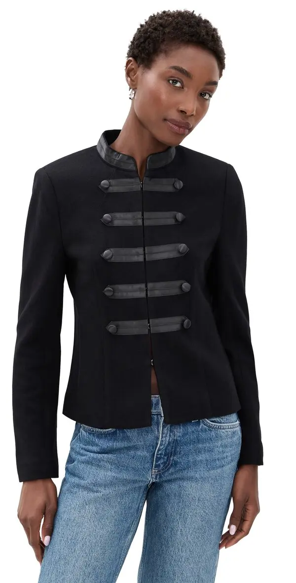 Rag & Bone Mercer Regalia Wool Blazer - Black
