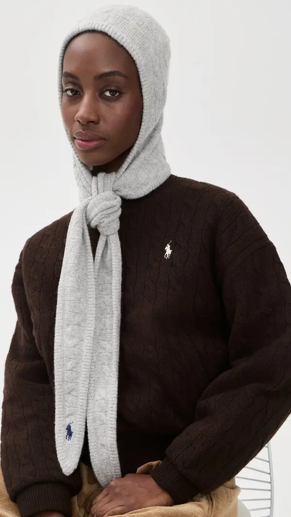Polo Ralph Lauren Cable Hoodie Wrap
