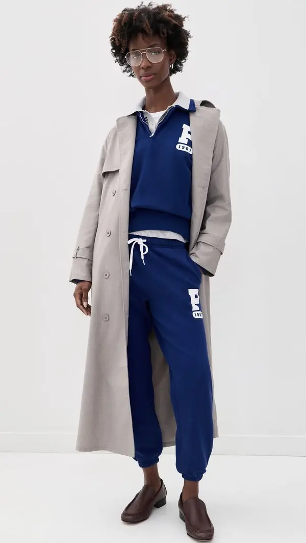 Polo Ralph Lauren Fleece Knit Ankle Joggers - Fall Royal