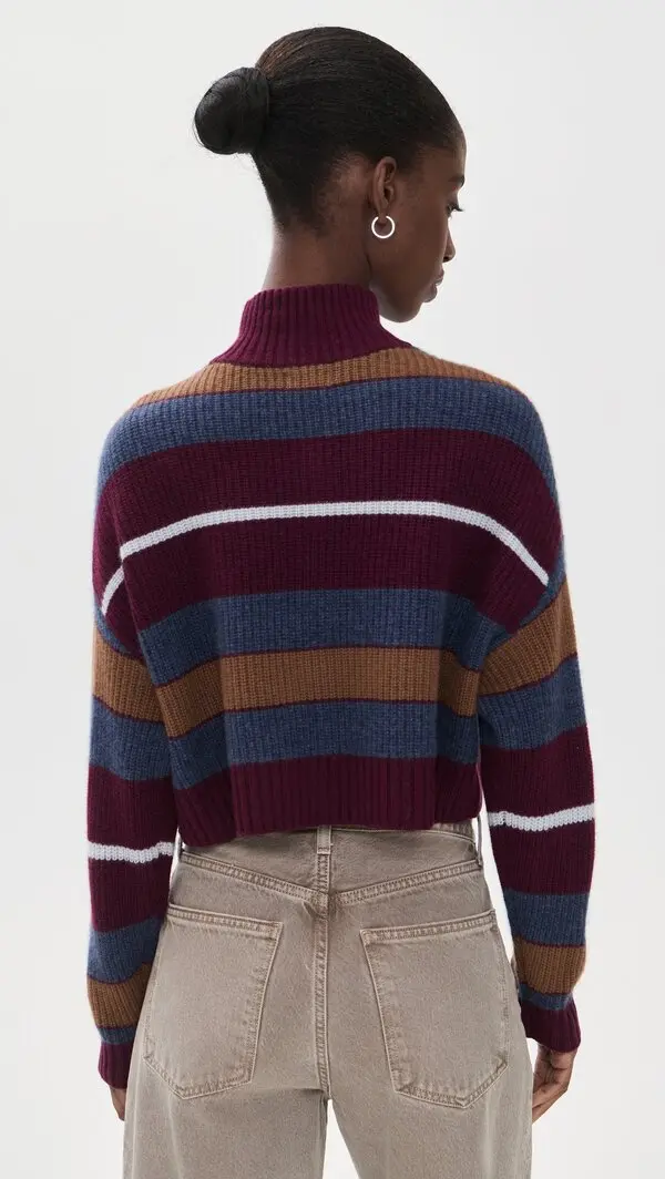 Staud Cropped Hampton Cashmere Sweater