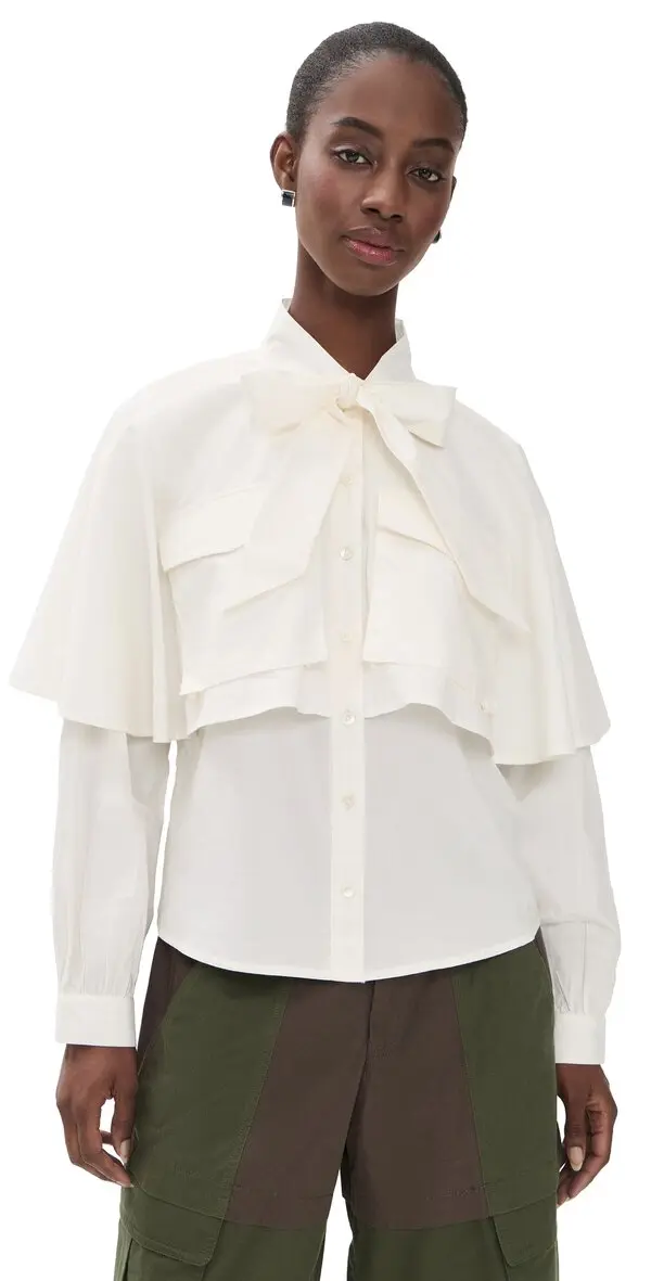Sea Tristan Solid Cape Top