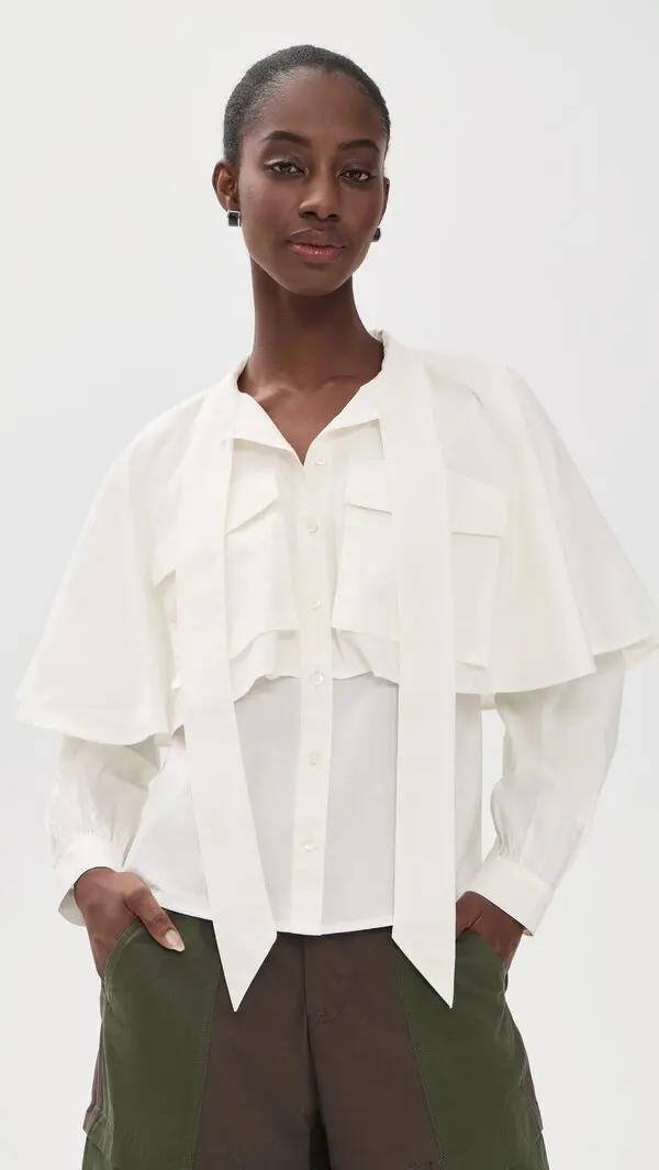 Sea Tristan Solid Cape Top