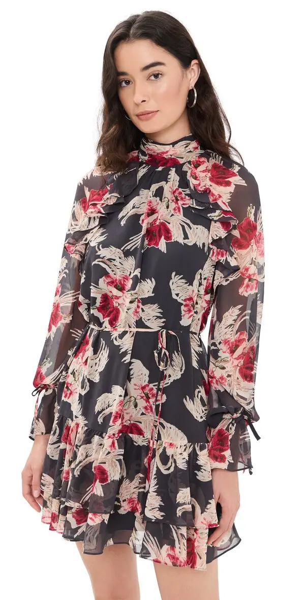 Cinq À Sept Wilted Poppy Sylviane Dress