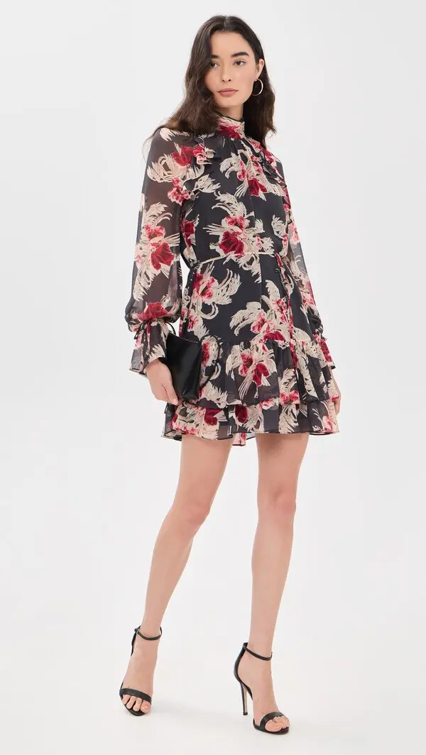 Cinq À Sept Wilted Poppy Sylviane Dress