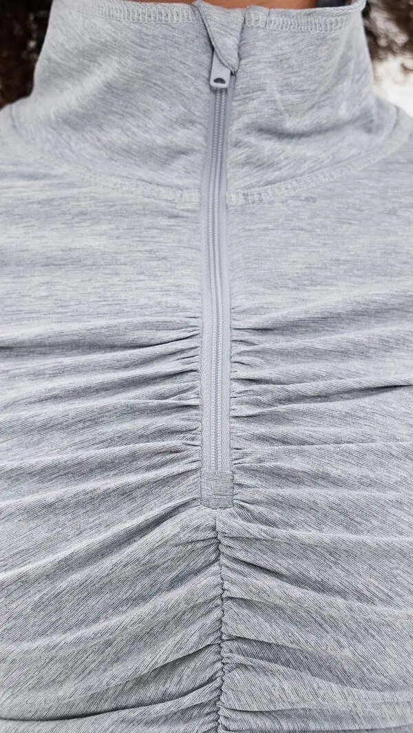 Free People Tempo Half Zip Tee