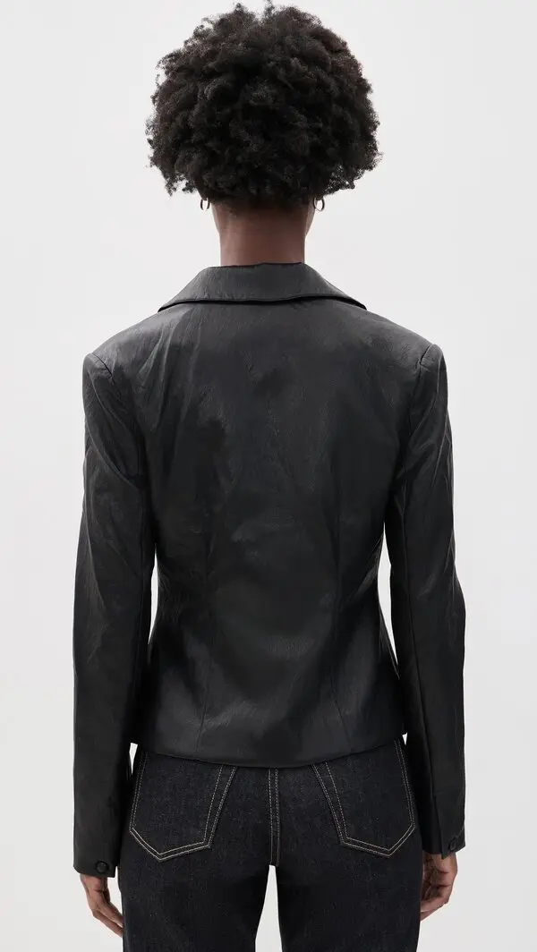 Joe's Jeans The Fitted Faux Leather Blazer