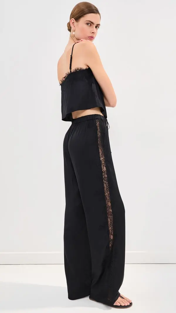 LE BOP Lauren Satin Pants