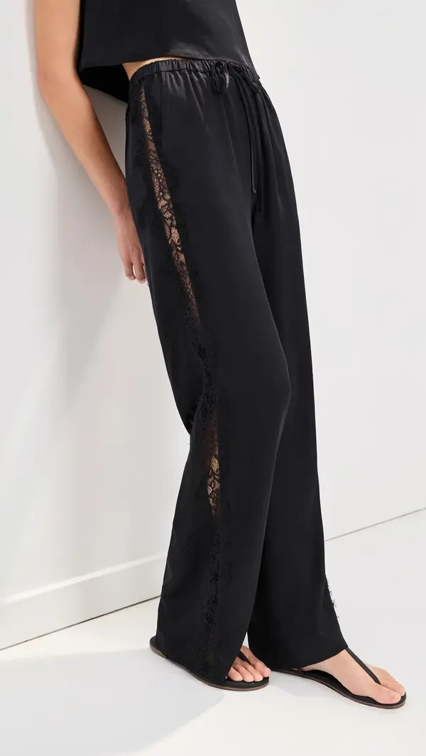 LE BOP Lauren Satin Pants