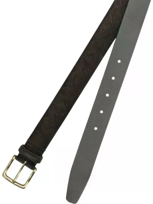 Officine Creative Woven Suede Belt