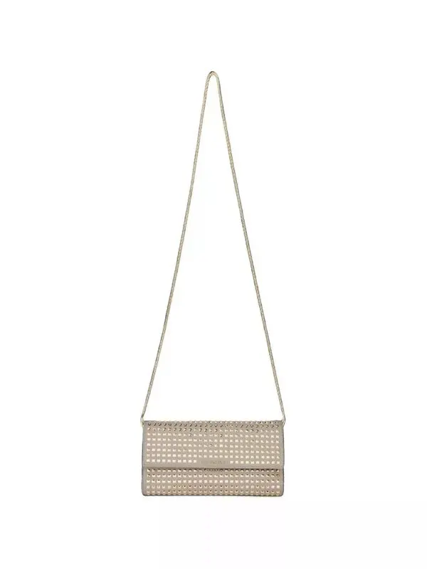 KAT MACONIE Victoria Stud-embellished Shoulder Bag - Grey