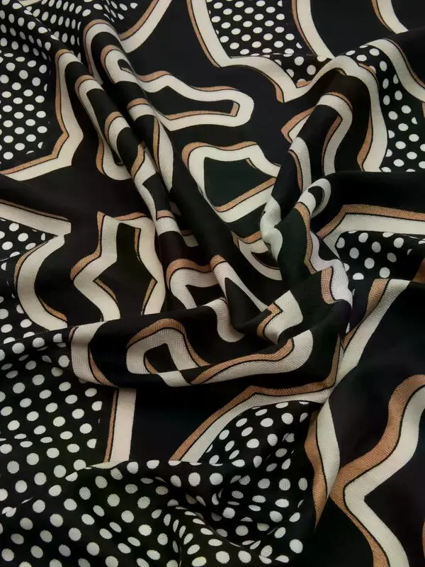 Guess 4g Peony Logo-print Polka-dot Scarf