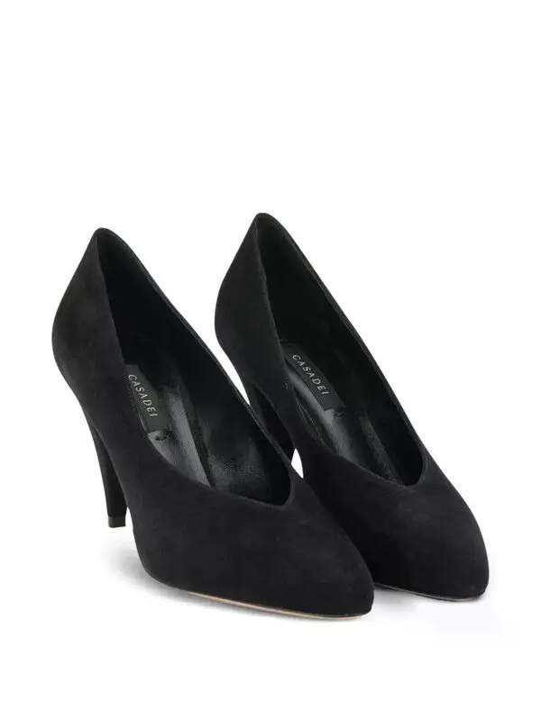 Casadei Suede Pointed-toe Pumps