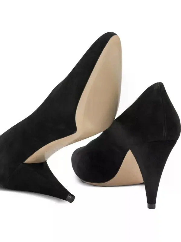 Casadei Suede Pointed-toe Pumps