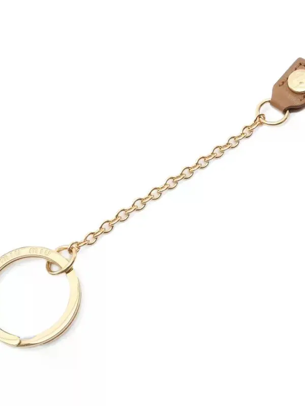 Miu Miu Logo-plaque Matelassé Card Case