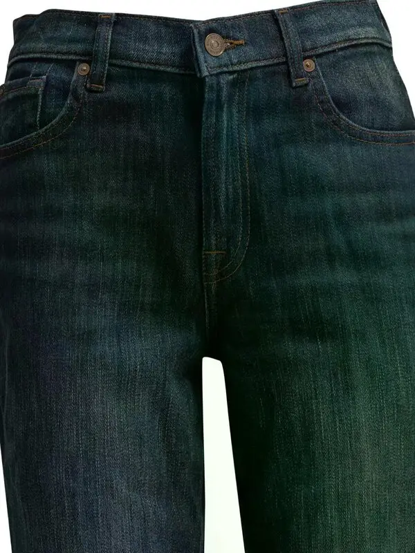 7 For All Mankind Stovepipe Straight-leg Jeans