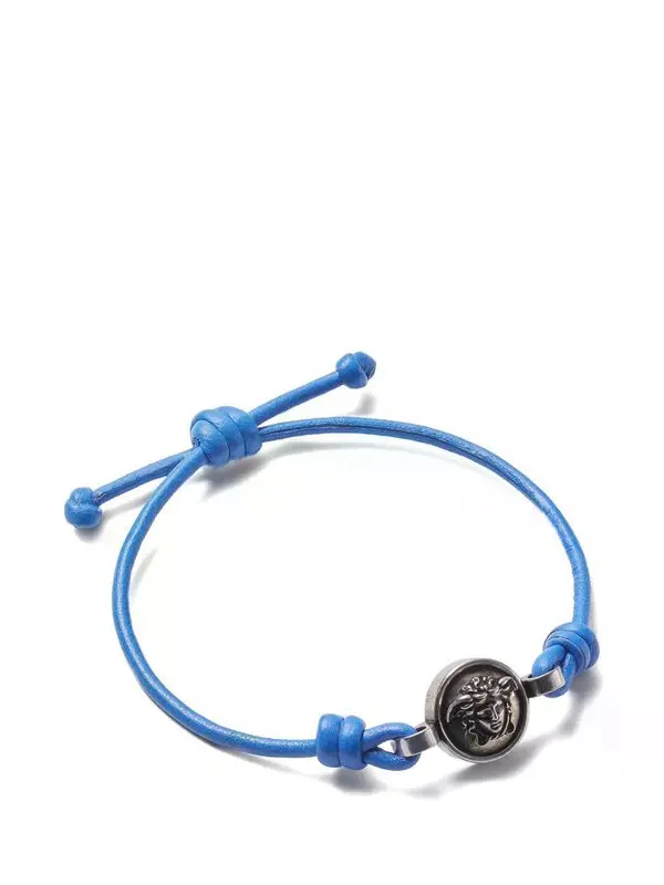 Versace Medusa Leather Bracelet