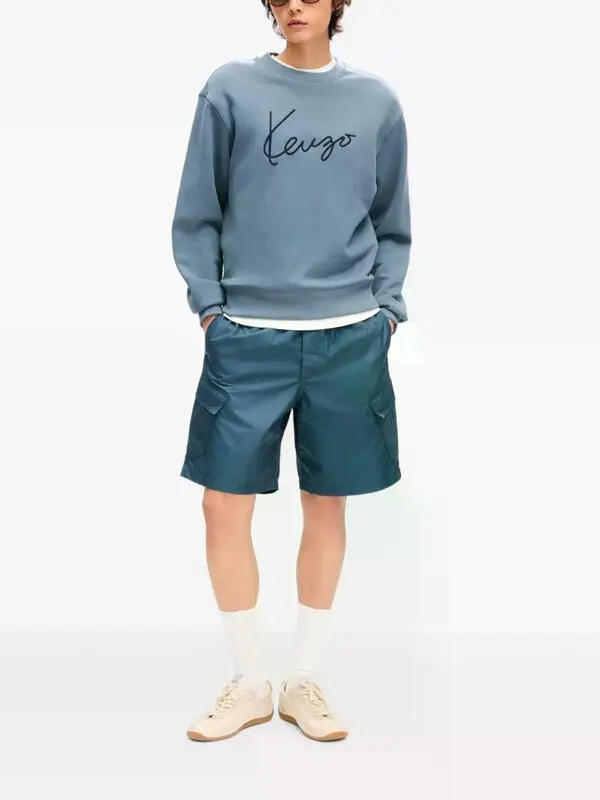 Kenzo Cotton Embroidered Sweatshirt