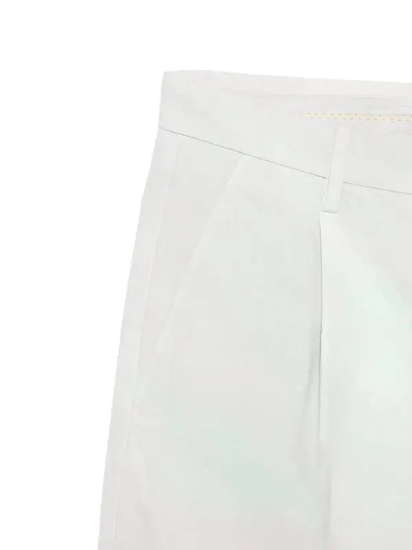 Aspesi Pleated Cotton Trousers - Neutrals