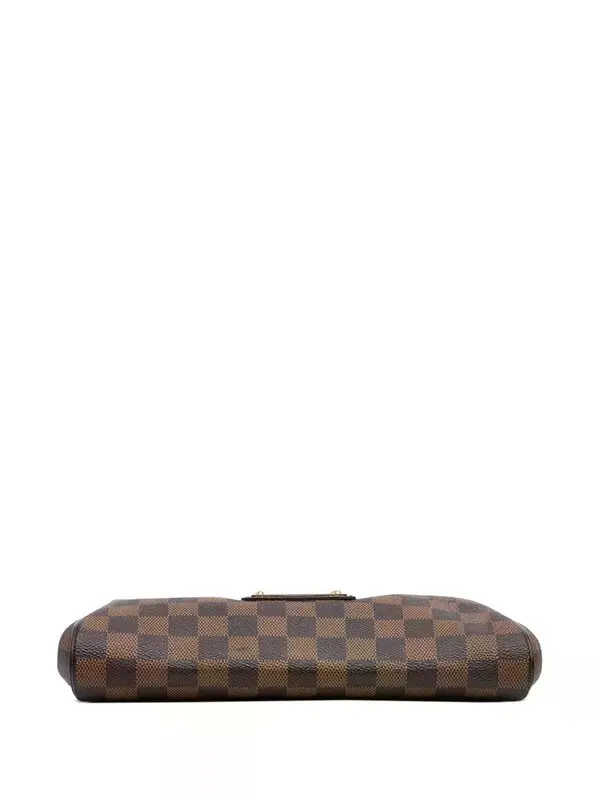 LOUIS VUITTON 2008 Damier Ebene Eva Satchel