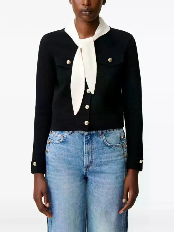 Claudie Pierlot Chunky Knit Cardigan