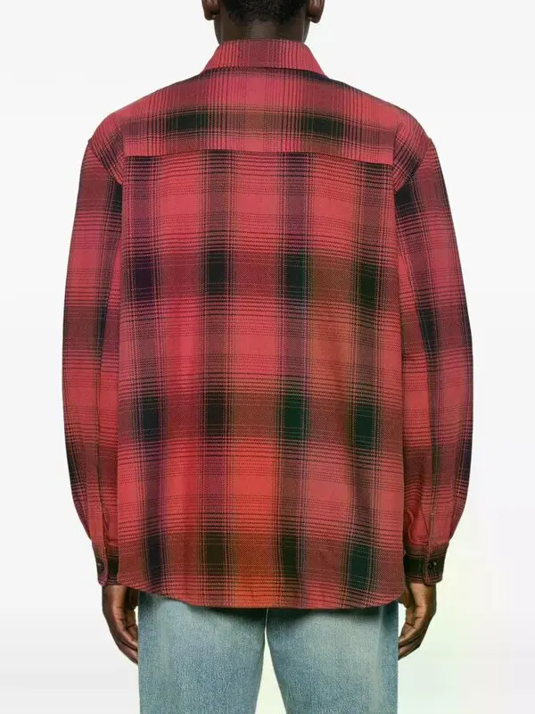 Our Legacy Ranch Check-pattern Shirt - Red