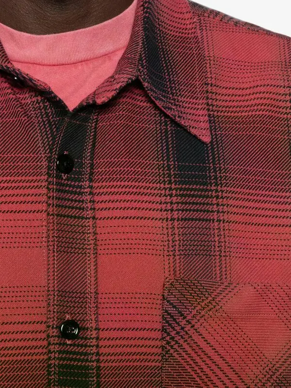 Our Legacy Ranch Check-pattern Shirt - Red