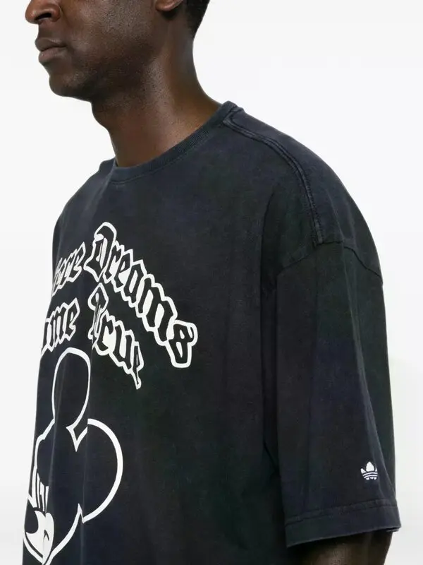 Adidas X Disney Mickey Mouse Graphic-print T-shirt