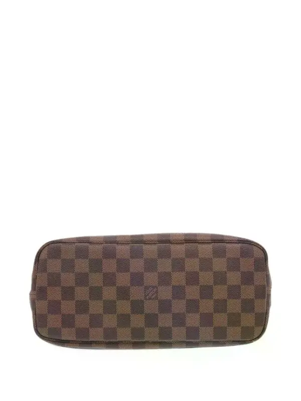 LOUIS VUITTON 2010-2015 Damier Ebene Neverfull Pm Tote Bag