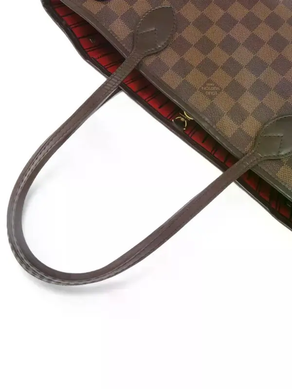 LOUIS VUITTON Damier Ebene Neverfull Pm Tote Bag - Brown