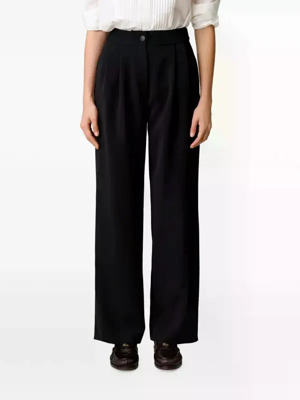 Claudie Pierlot Tailored Straight Wide Trousers