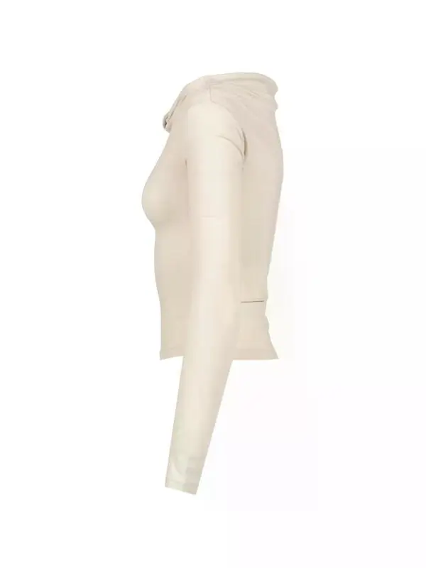 BOHEMSEO Draped Long-sleeve Top