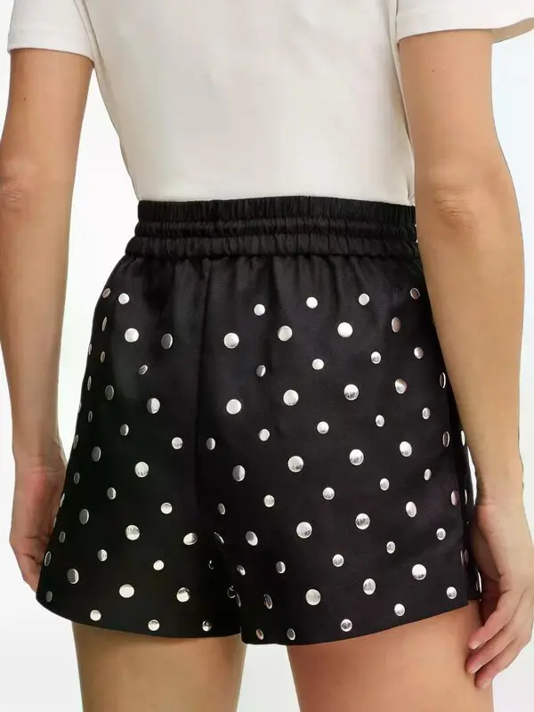 SILVIAN HEACH Stud-embellished Twill Shorts