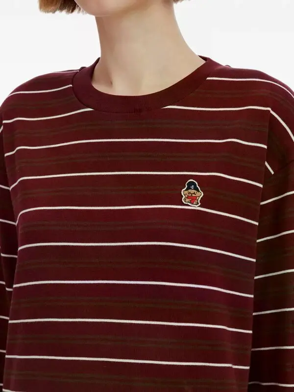 CHOCOOLATE Striped Long-sleeve T-shirt