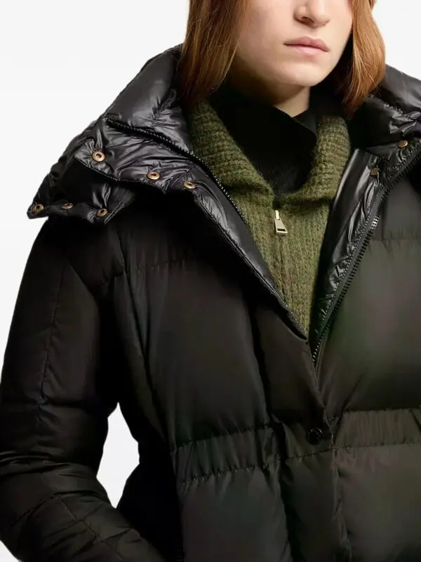 Moncler Agneux Hooded Short Down Jacket