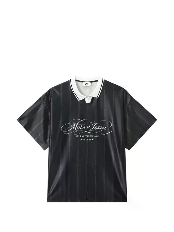 Izzue Logo-print Striped T-shirt