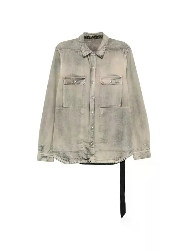 Rick Owens Long-sleeve Buttoned Overshirt