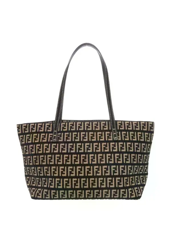 Fendi 2000-2010 Zucchino Canvas Roll Tote Bag