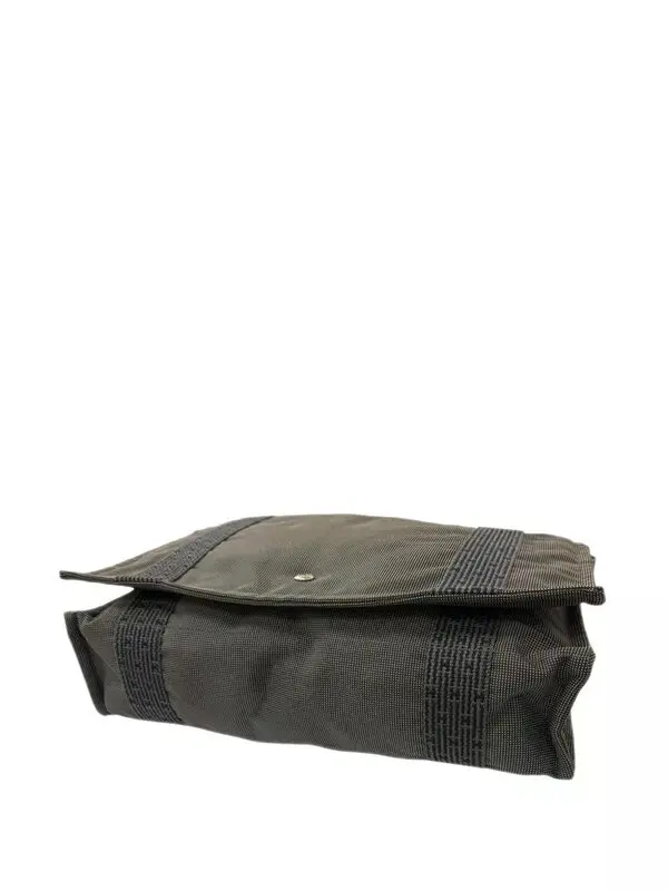 Hermès 1990-2010 Canvas Herline Messenger Crossbody Bag