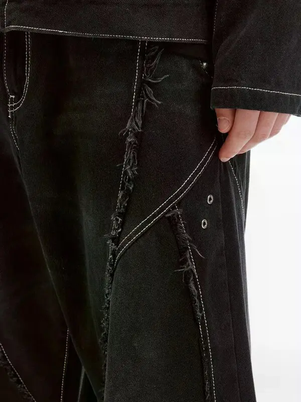 FIVE CM Raw-edge Panelled Jeans