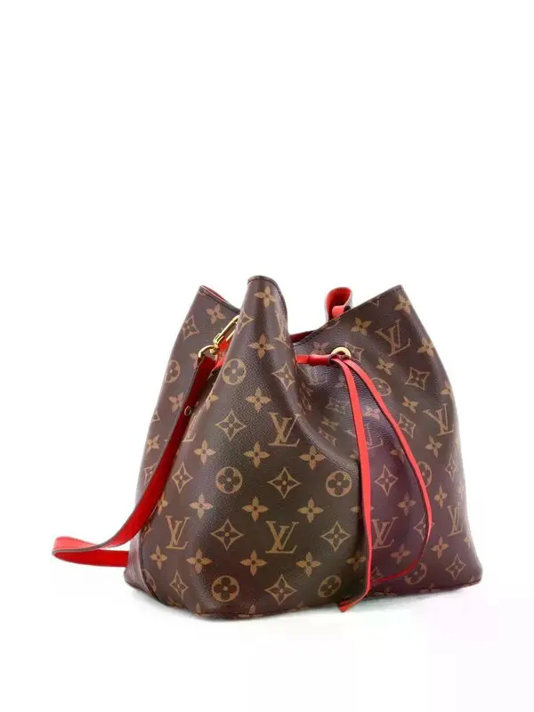 LOUIS VUITTON Neonoe Handbag Monogram Canvas With Leather Mm Bucket Bag