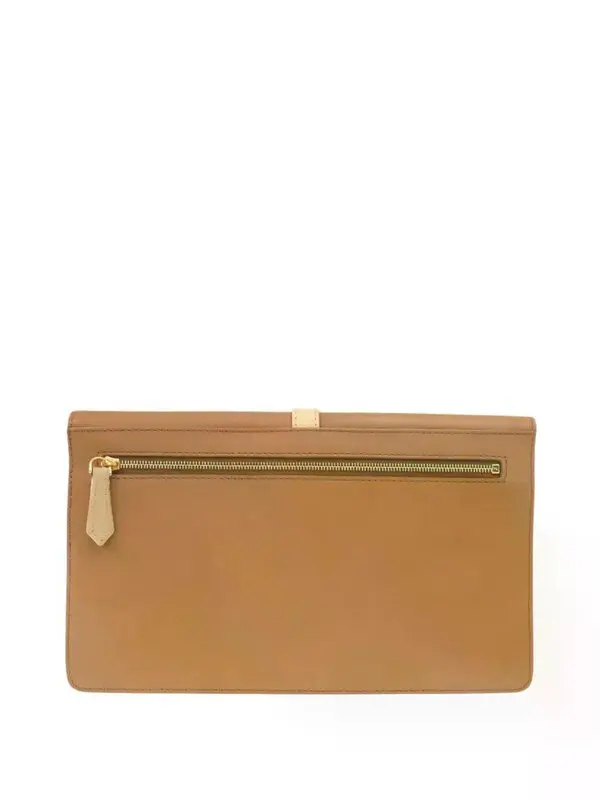 Fendi Leather Chameleon Bustina Envelope Clutch Bag