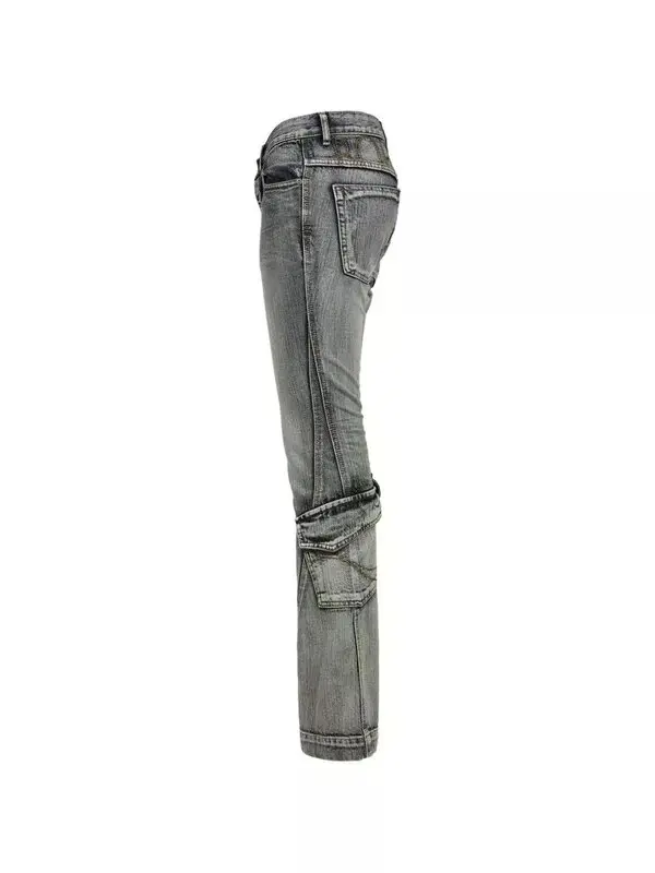 BOHEMSEO Washed Cargo Jeans