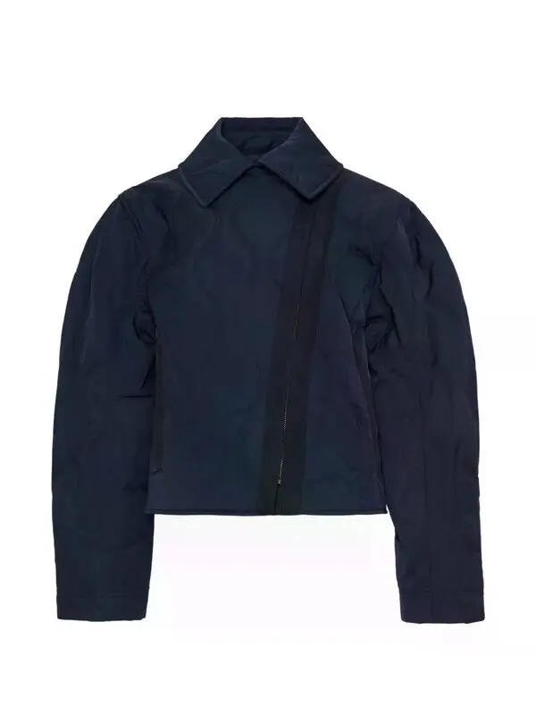 Ulla Johnson Leonie Quilted Asymmetric-zip Jacket - Blue