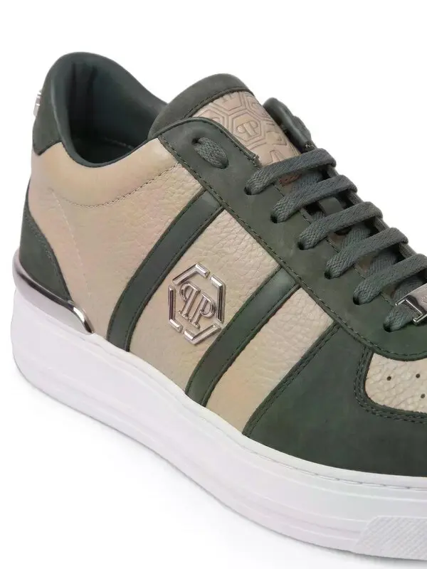 Philipp Plein Mixed Color Low-top Sneakers