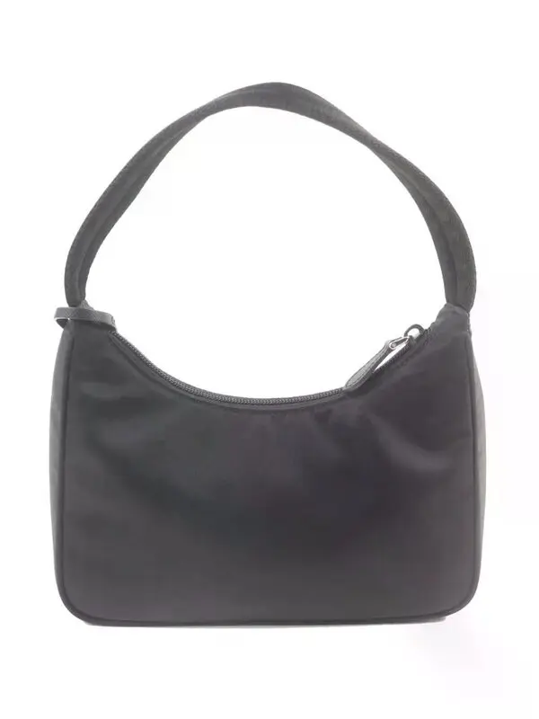 Prada 2019-2026 Mini Re Nylon Re Edition 2000 Shoulder Bag - Black