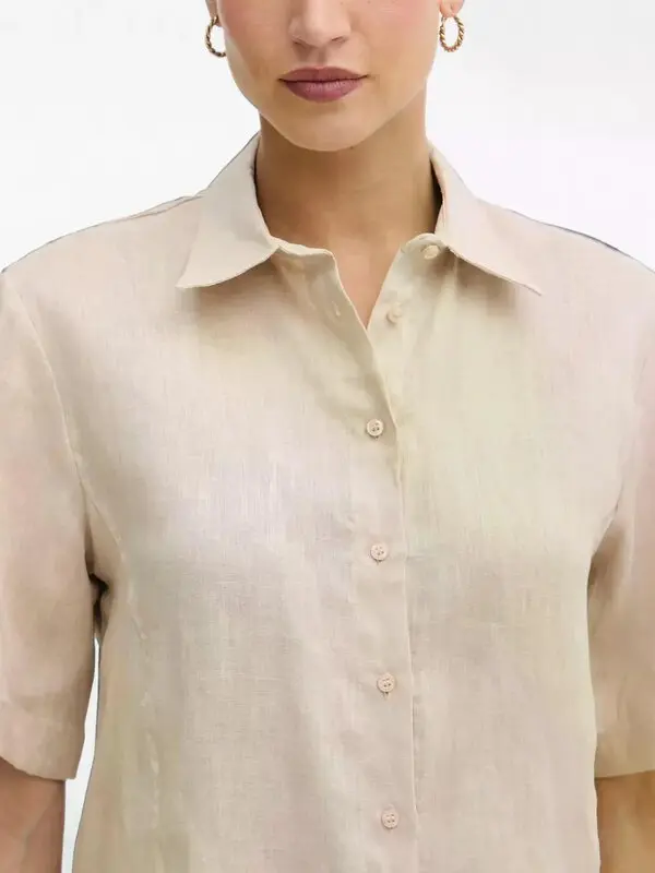 Sisley Short-sleeved Button-down Shirt