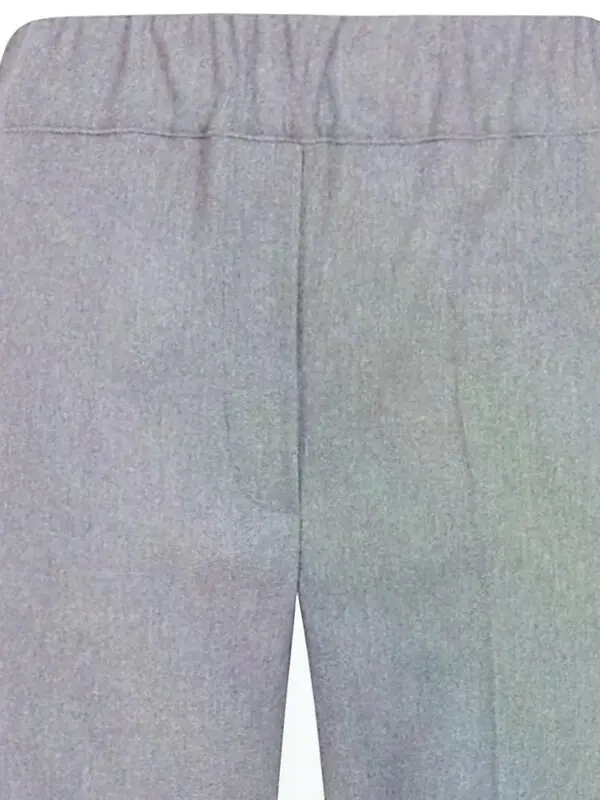 D.exterior Elasticated-waistband Pressed-crease Trousers