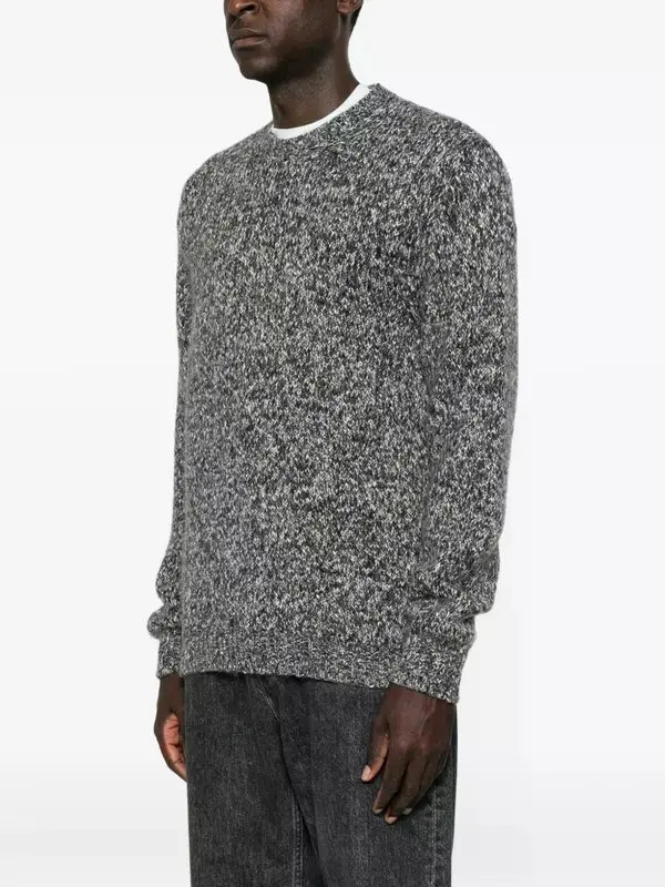 SCAGLIONE Marl-knit Crew-neck Sweater